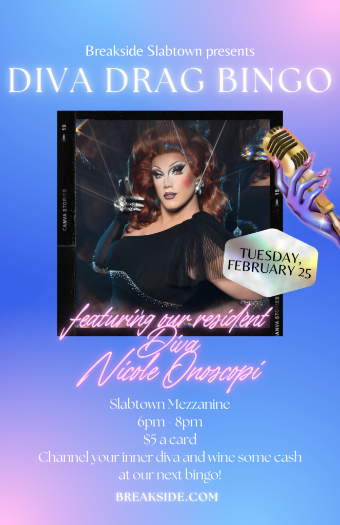 Diva Drag Bingo - Breakside | Seek and Enjoy